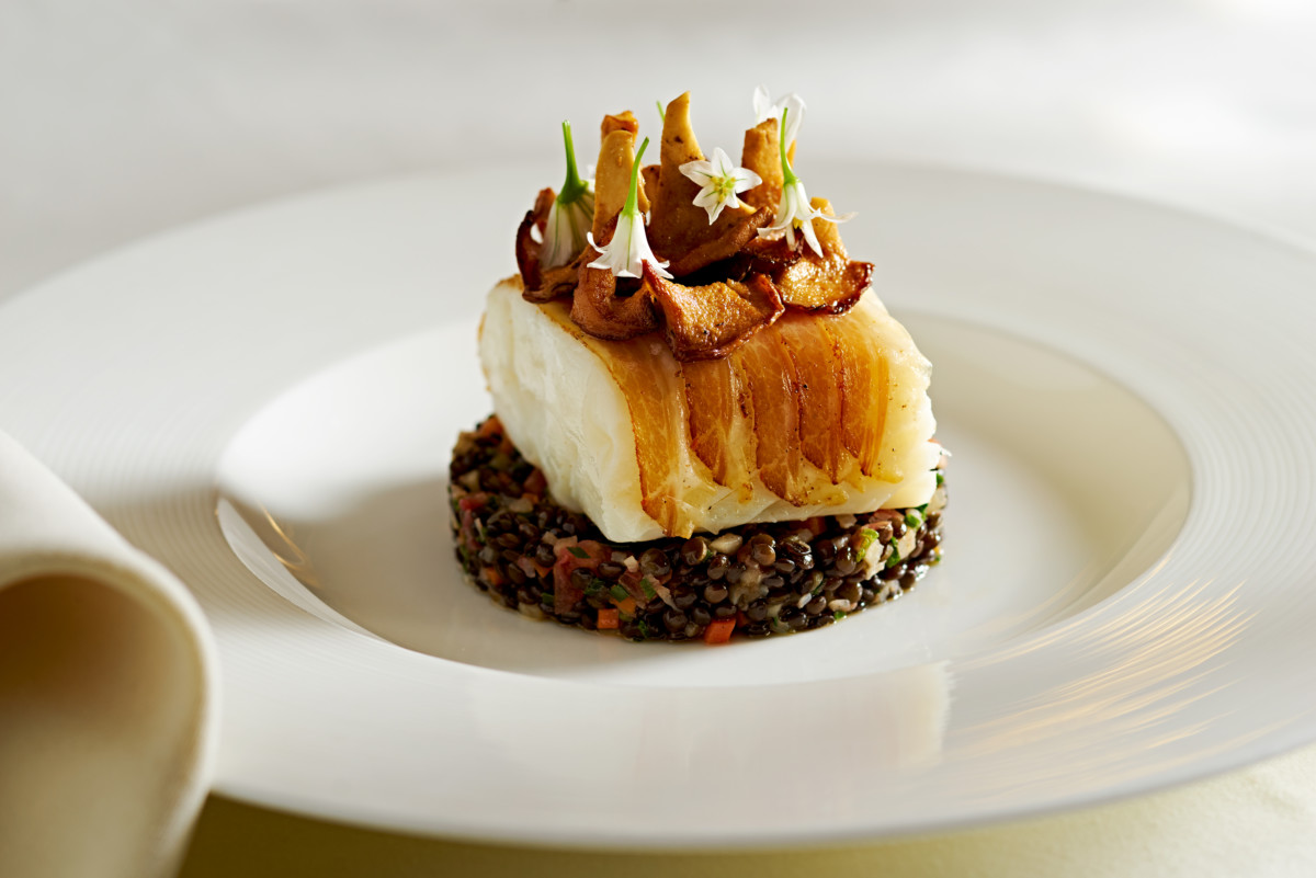 Halibut at the Wedgewood Hotel's Bacchus Room - Good Life Vancouver